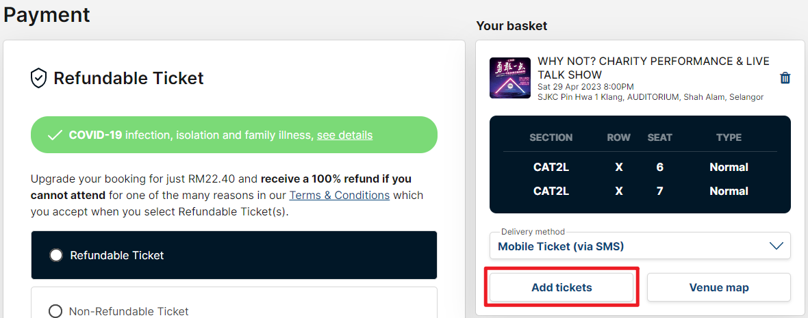 On-Sale FAQs (General Public and Pre-Sale) – Ticketek Singapore