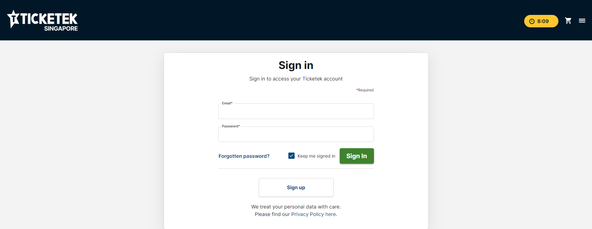 How do I register an account? – Ticketek Singapore